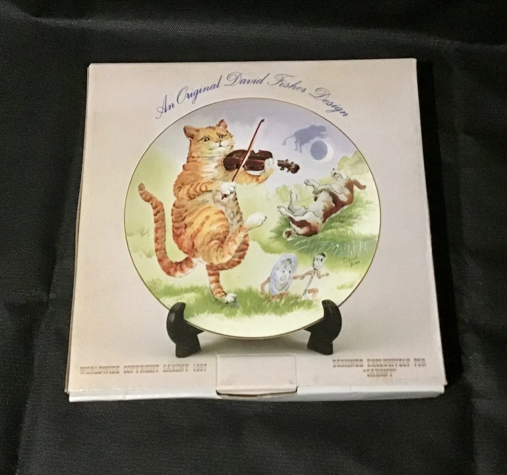 COLLECTION OF FIVE NURSERY RHYME PLATES – MINT CONDITION & BOXED ...