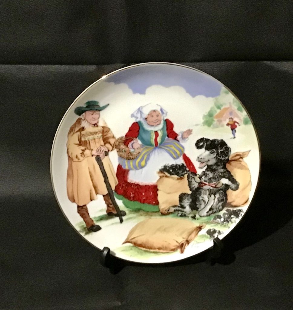 COLLECTION OF FIVE NURSERY RHYME PLATES – MINT CONDITION & BOXED ...