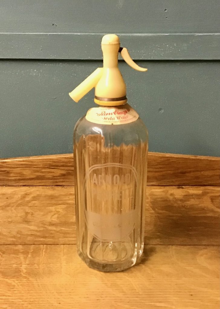 VINTAGE ARNOLD PERRET GLASS SODA SYPHON - Second Chance